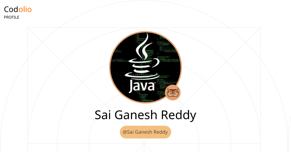 Sai Ganesh Reddy | Codolio